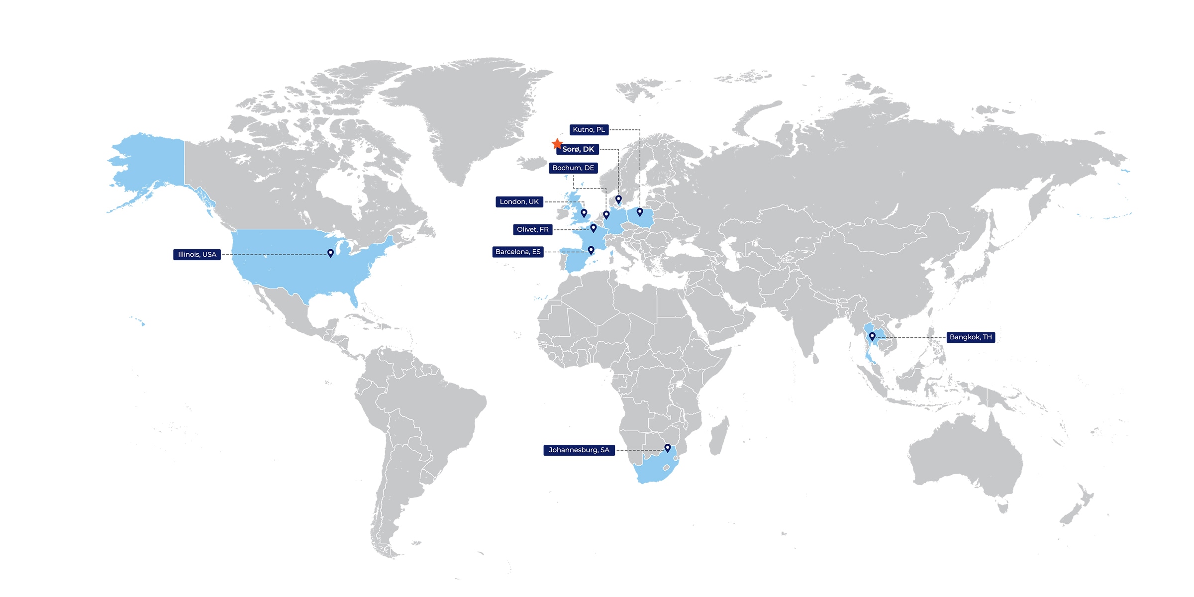 Locations - Kongskilde Grain