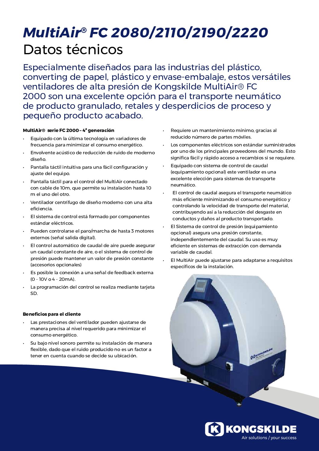MultiAir Blowers - Kongskilde Industrial